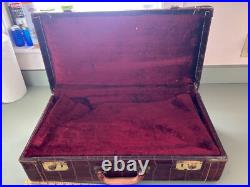 Vintage Besson leather trumpet case London Paris New York mid century ...